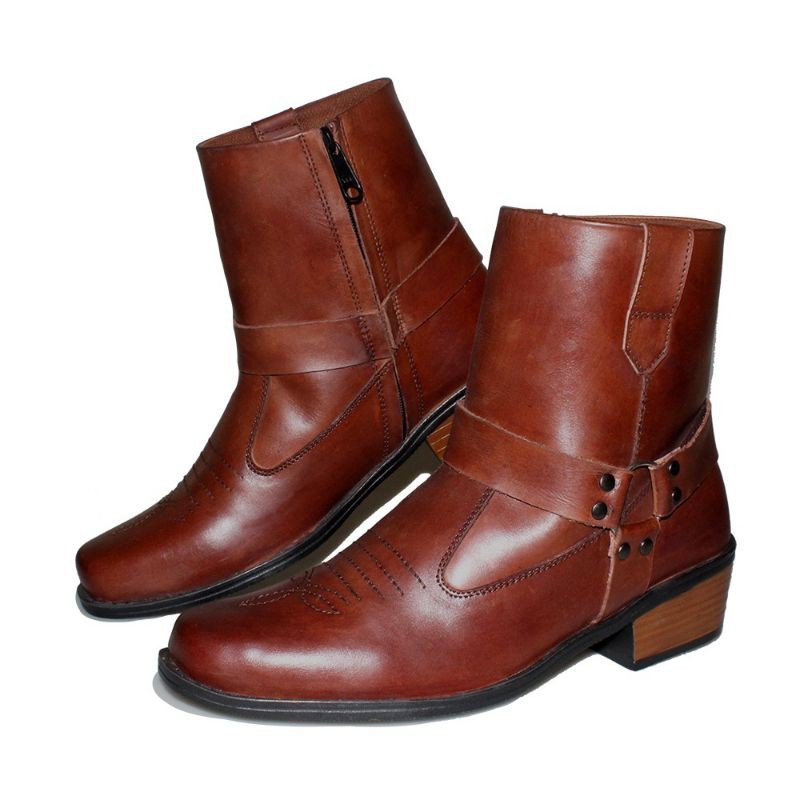 Jual SEPATU JUNGLE BOOTS JANGGEL NEW PRODUK HIGH QUALITY KULIT SAPI ...