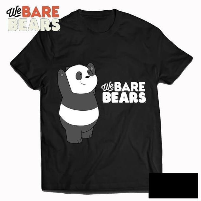 Jual Kaos Distro We Bare Bears Bear Panda Tshirt Baju Combed 30S Sablon ...