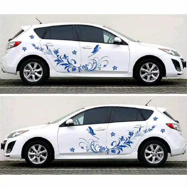 Jual Stiker mobil motif batik stiker mobil calya alya Avanza Xenia Brio ...