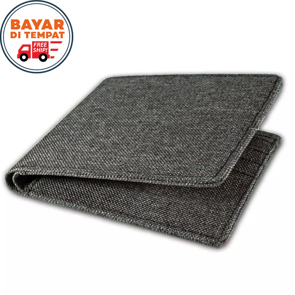 Jual TAS CENTER!! DOMPET PRIA BAHAN KANVAS DOMPET PENDEK POLOS DOMPET ...