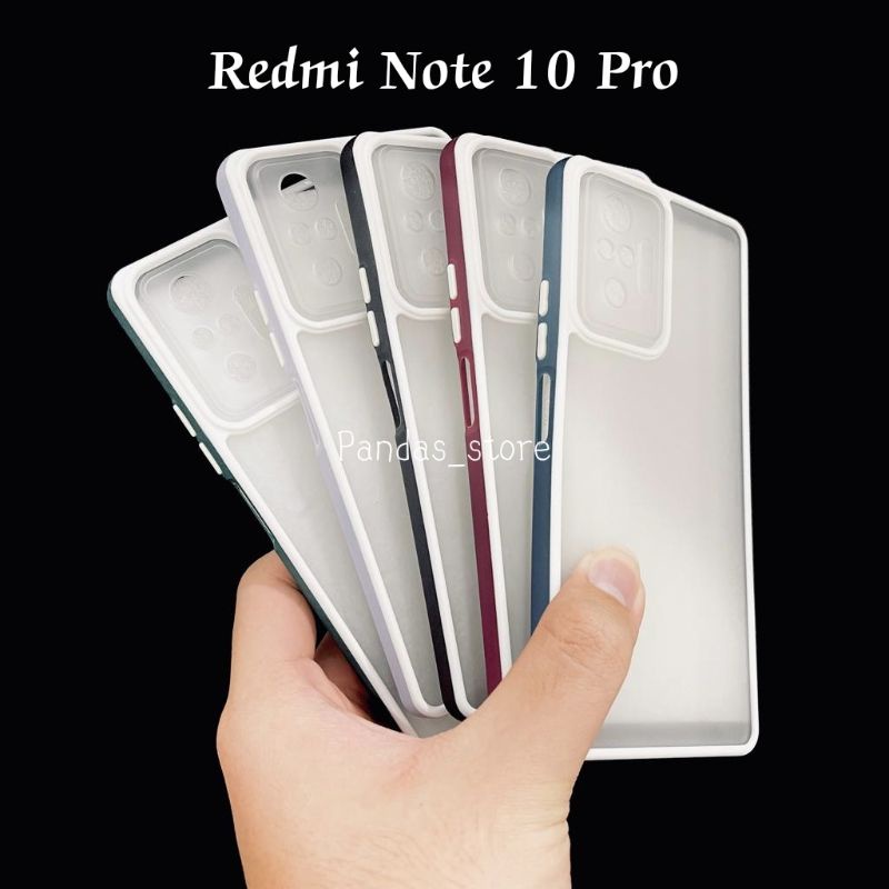 Jual Pro Hybird Redmi Note 10 Pro Softcase Halus dan Elegan / Pinggiran ...