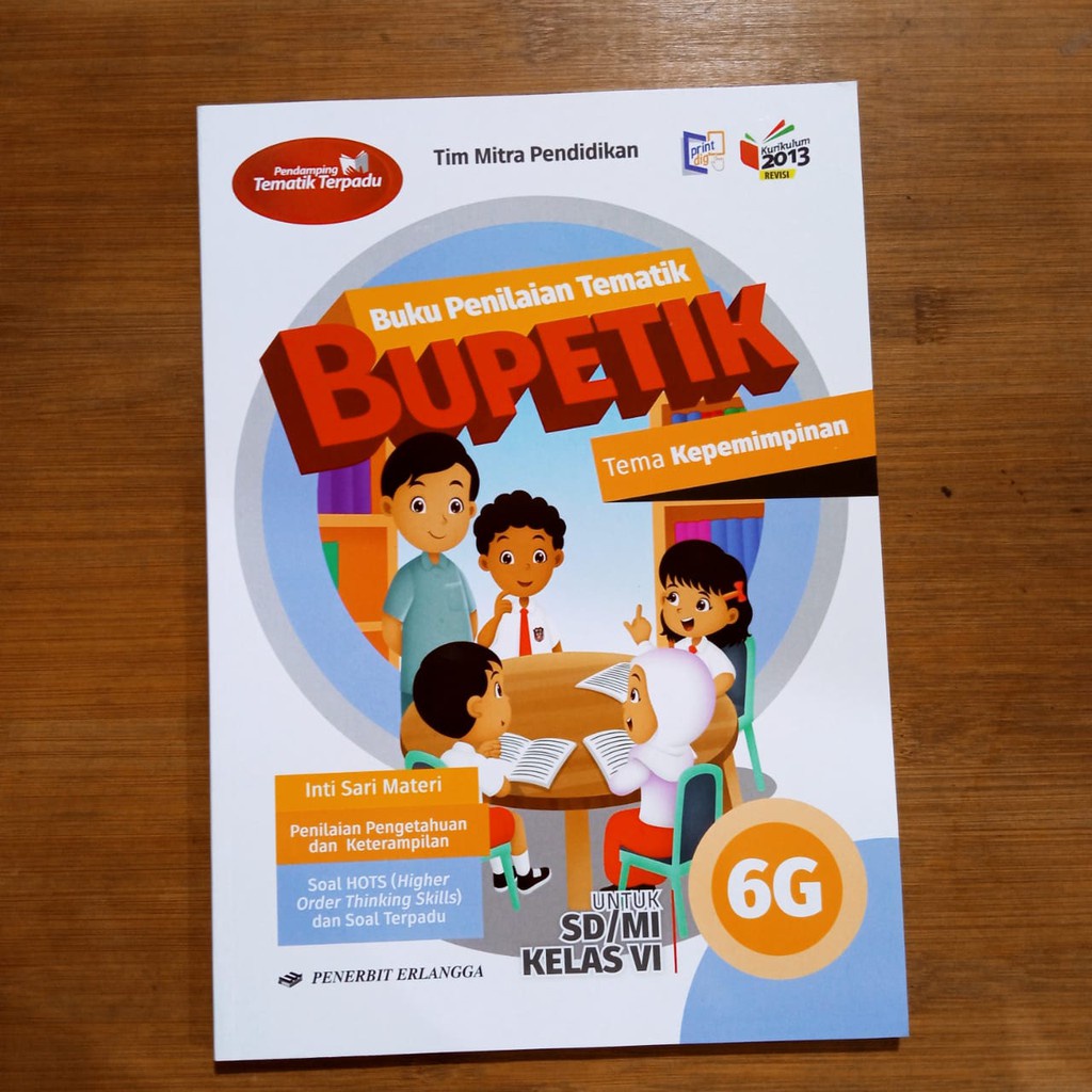 Jual BUPETIK Kelas 6 Jilid 6A 6B 6C 6D 6E 6F 6G 6H 6I SD/MI Penerbit Erlangga Kurikulum 2013 ...