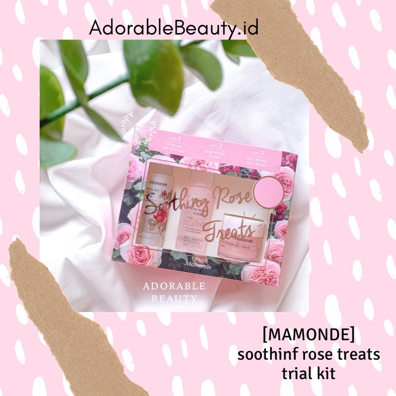 Jual MAMONDE soothing rose treats rose trial kit mamonde trial kit ...