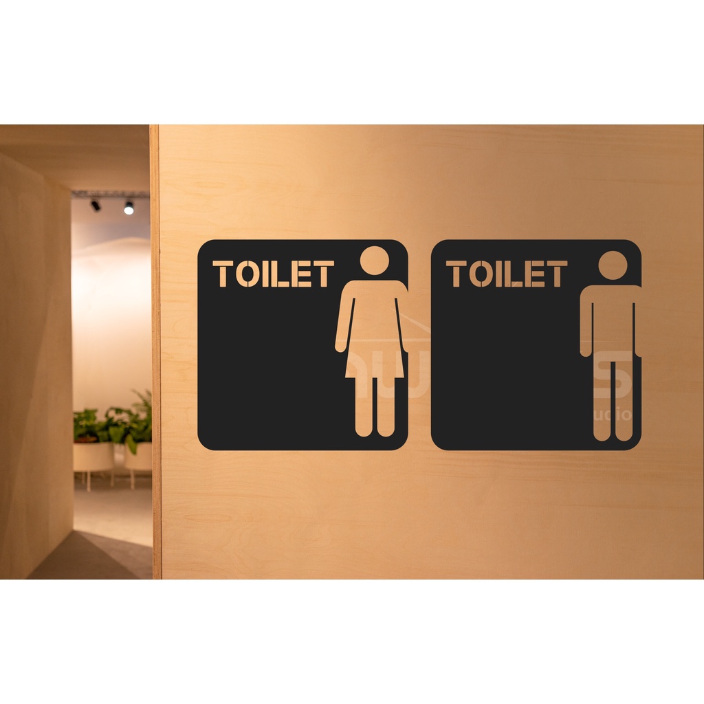 Jual Toilet Sign / Toilet Sign Cutting Laser / Akrilik Sign / Sign ...