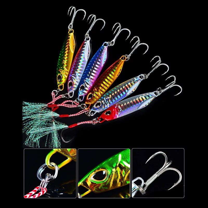 Jual Jual Umpan Pancing Metal Jig Termurah+Treble+Asist Hook Fishing Lure Jigging 15gr 20gr 30gr ...
