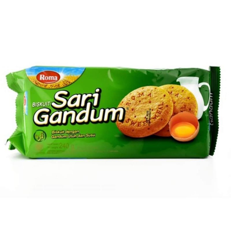 Jual biskuit sari gandum utuh dan susu 240gr - makanan ringan enak ...