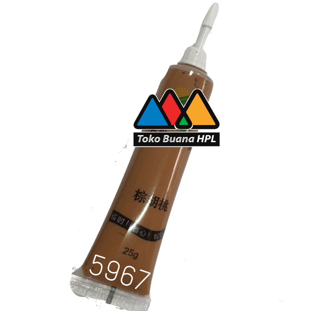 Jual DEMPUL HPL 5967 CHERRY BROWN / PEWARNA PINGGIRAN HPL | Shopee ...