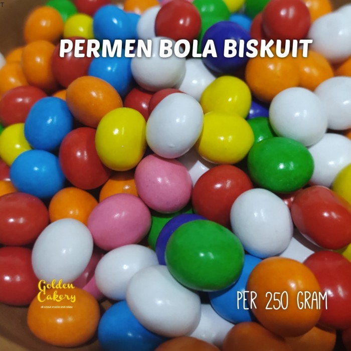 Jual Permen Biskuit Bola Warna Warni | Shopee Indonesia