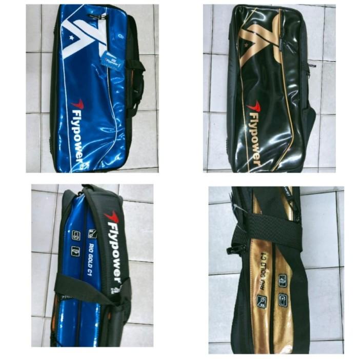Jual Original Tas Badminton Bulutangkis Flypower Rio Gold C1 Best ...