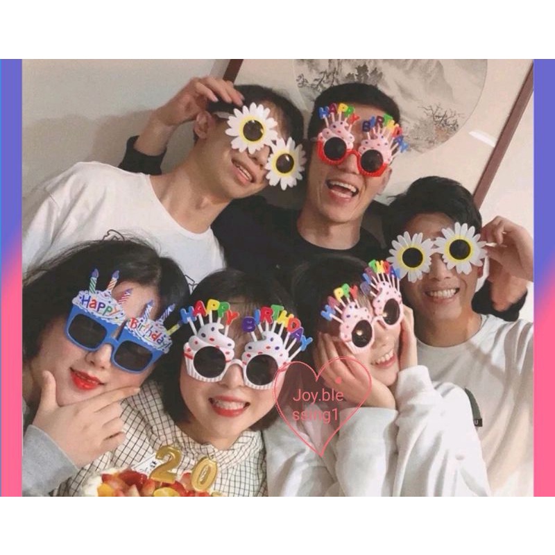 Jual KACAMATA ULANG TAHUN LUCU UNIK/KACAMATA BIRTHDAY | Shopee Indonesia