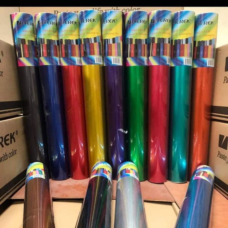 Jual sticker scotlite metalic glosy candy matt crome, metalik doff ...