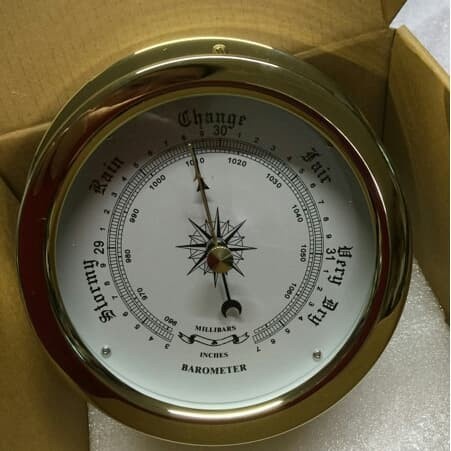 Jual Barometer Camon 4" Aneroid Barometer Kapal | Shopee Indonesia