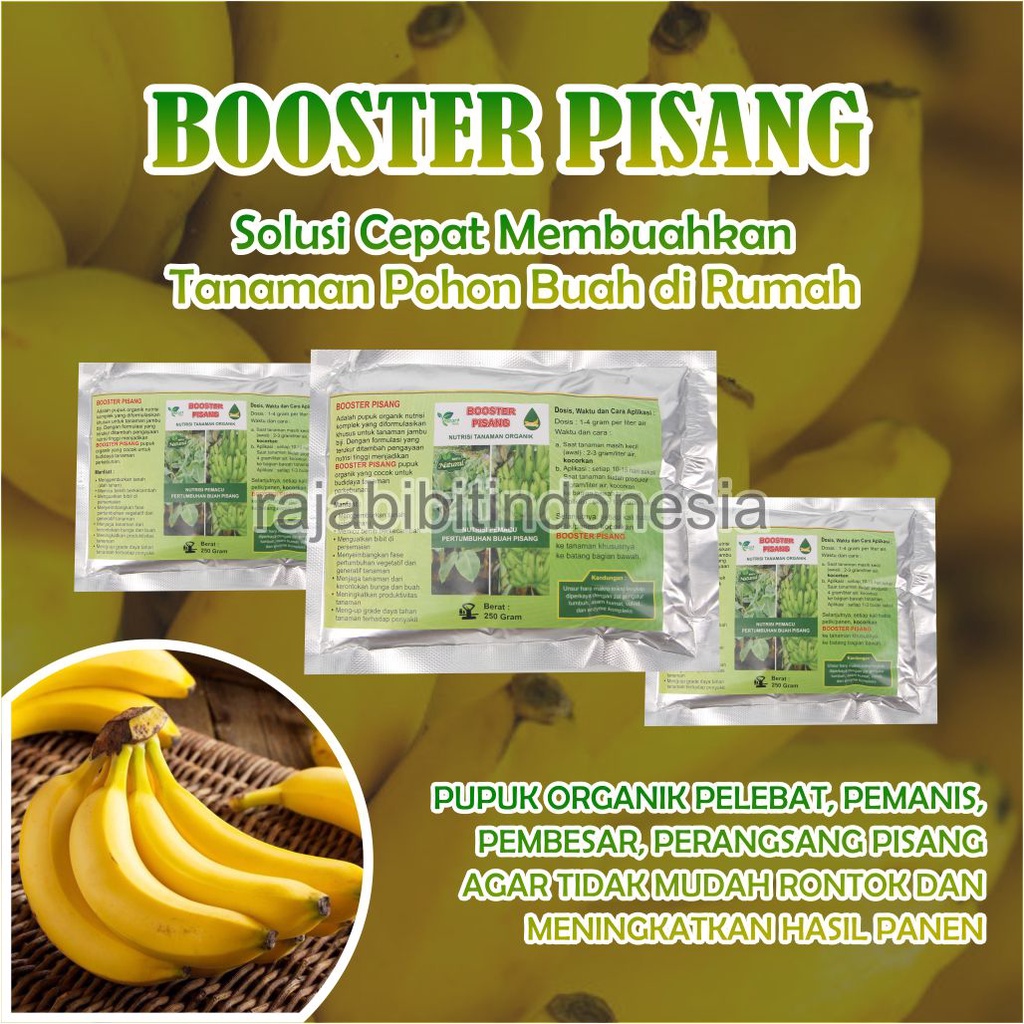 Jual Pupuk Booster Organik Pisang Agar Cepat Berbuah Lebat, Pupuk Booster Pemicu Dan Penyubur ...