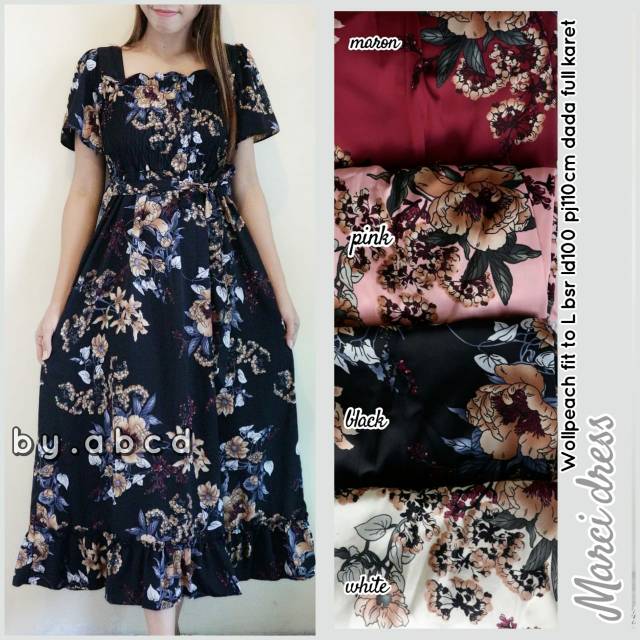 Jual MARCI DRESS / ABCD LABEL | Shopee Indonesia