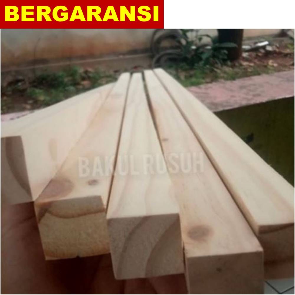 Jual Kayu Reng Jati Belanda Balok Ex Palet Serat Bagus 120x2x2 Cm ...