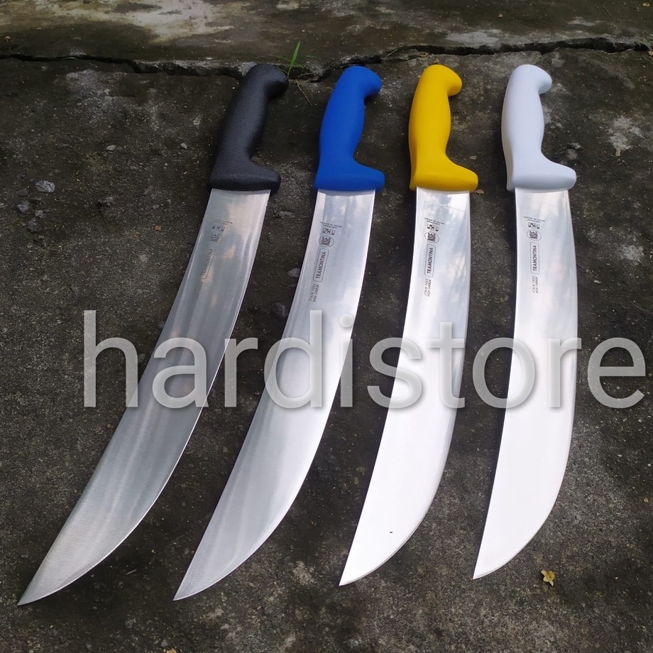 Jual PISAU SEMBELIH 30 cm TRAMONTINA BUTCHER KNIFE CIMETER 12 inchi ...