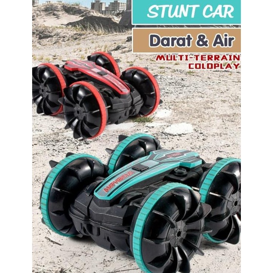 Jual Amphibious Stunt Car 2in1 - RC Mobil Amphibi bisa darat dan air ...