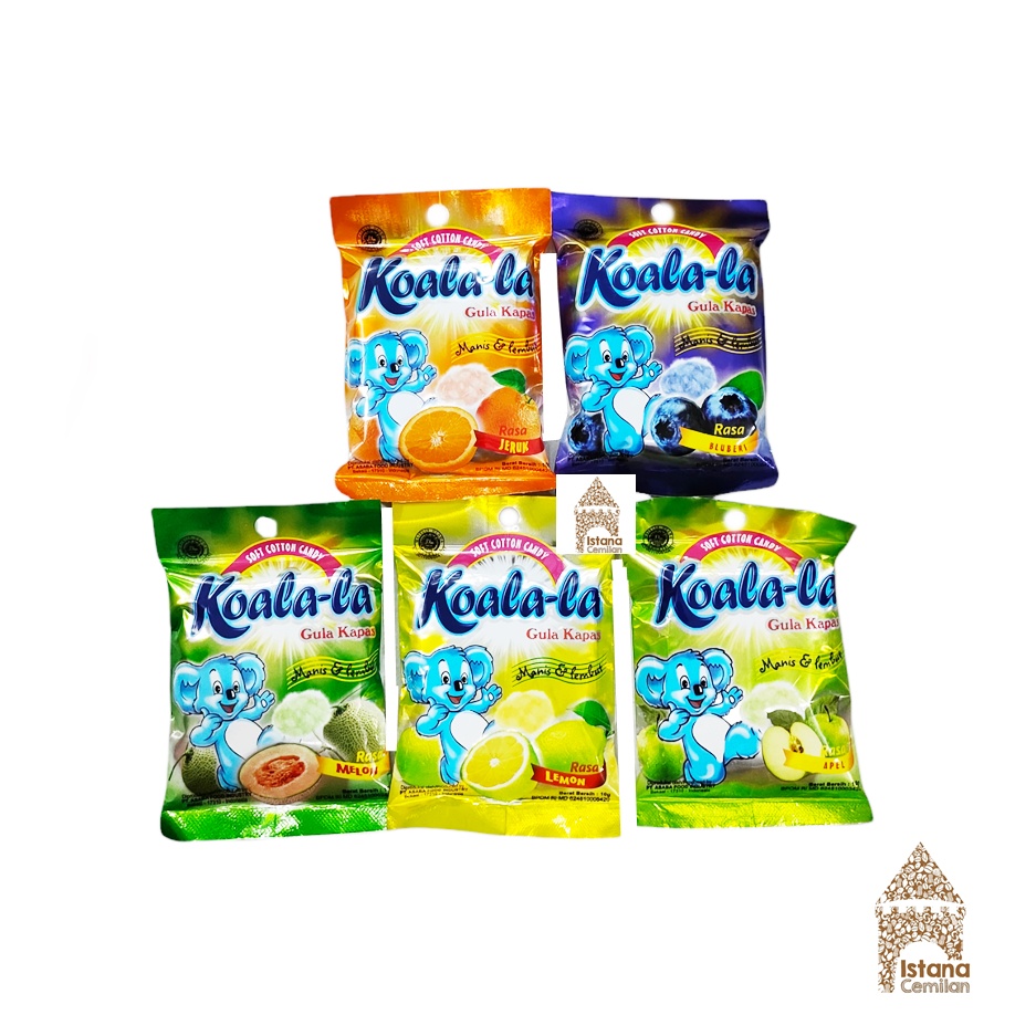 Jual Koala-La Permen Gula Kapas Soft Cotton Candy 10 Gram | Koala ...