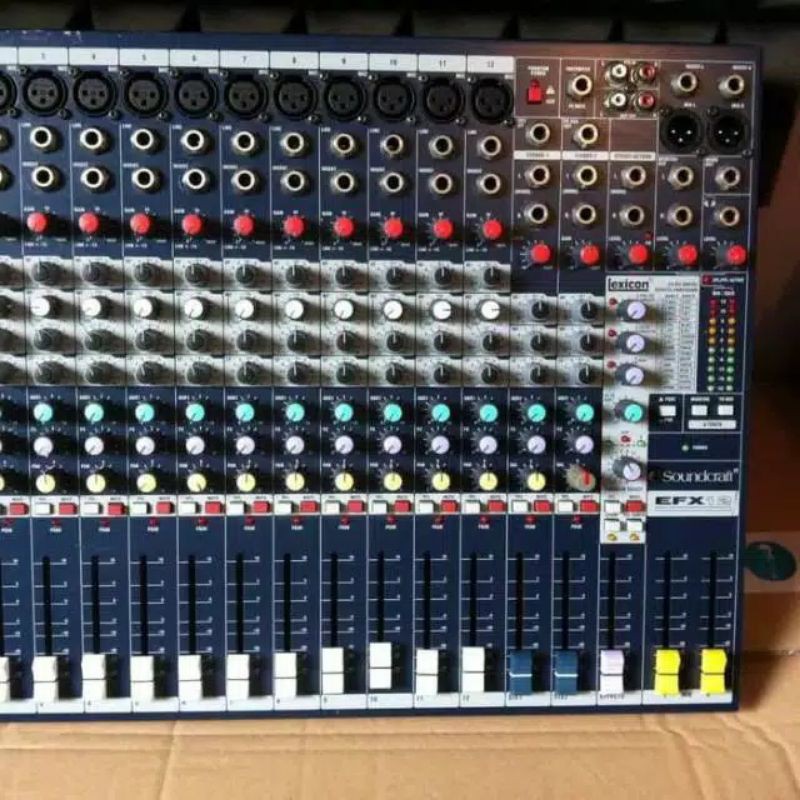Jual Mixer Soundcraft EFX-12 Lexicon Effects mixer 12 channel | Shopee ...