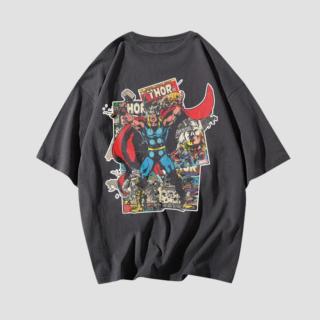 Jual Marvel Comics Thor Style Oversize Tee | Shopee Indonesia