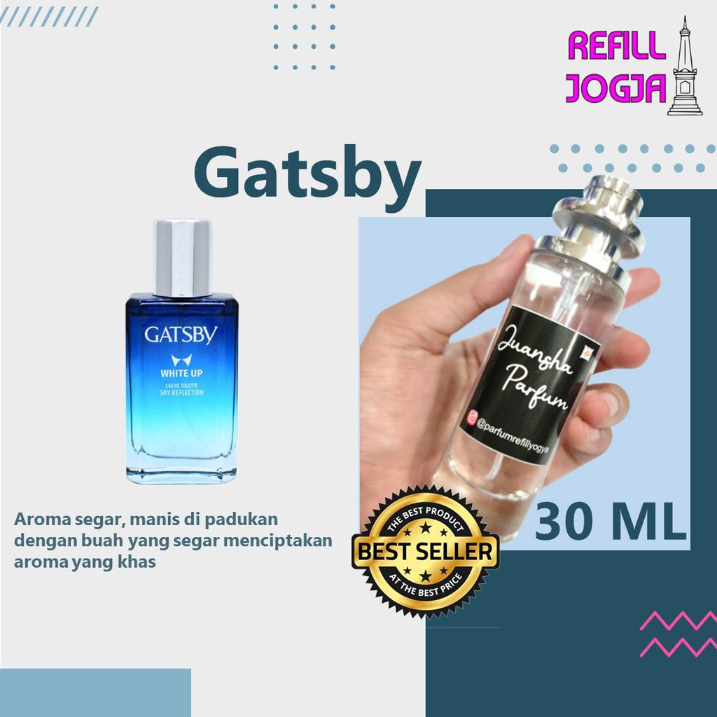 Jual Parfum Refill GATSBY | Inspired by gatsby | parfum | unisex | 30 ...