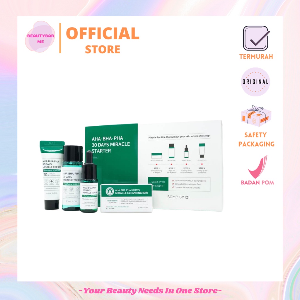 Jual Beautybarme - Somebymi Trial Set Aha Bha Pha Miracle Starter Kit 4 ...