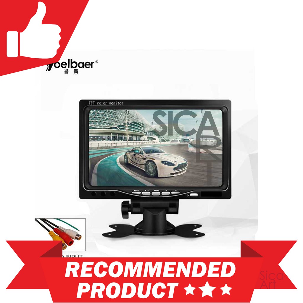 Jual Yoelbaer Layar Monitor Mobil TFT LCD 7 Inch | Shopee Indonesia