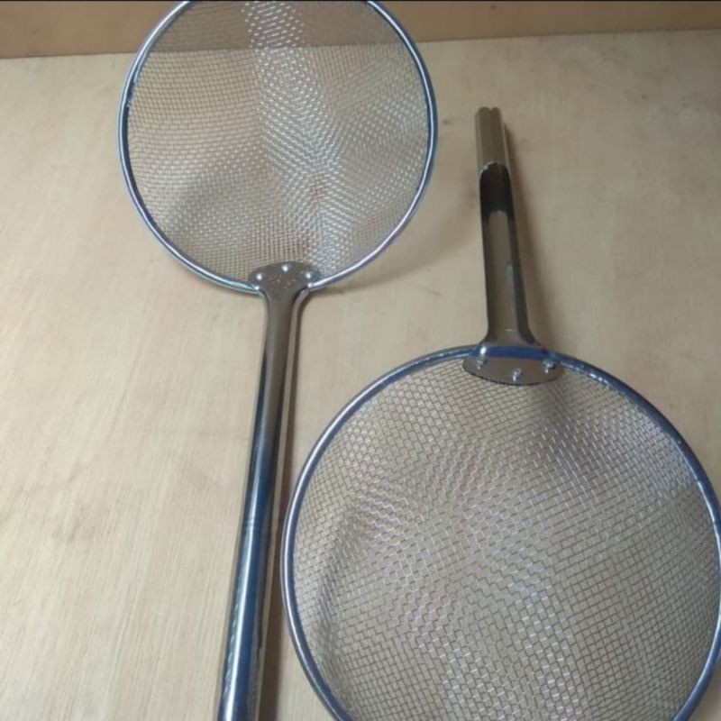 Jual Serok Penggorengan Stainless /Saringan Stainless Serbaguna 18cm ...