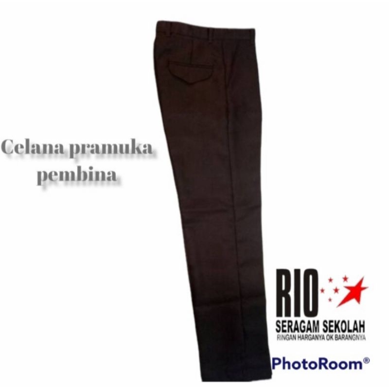 Jual Celana Pramuka Pembina Rafilo khusus Guru dan PNS sampai Ukuran ...