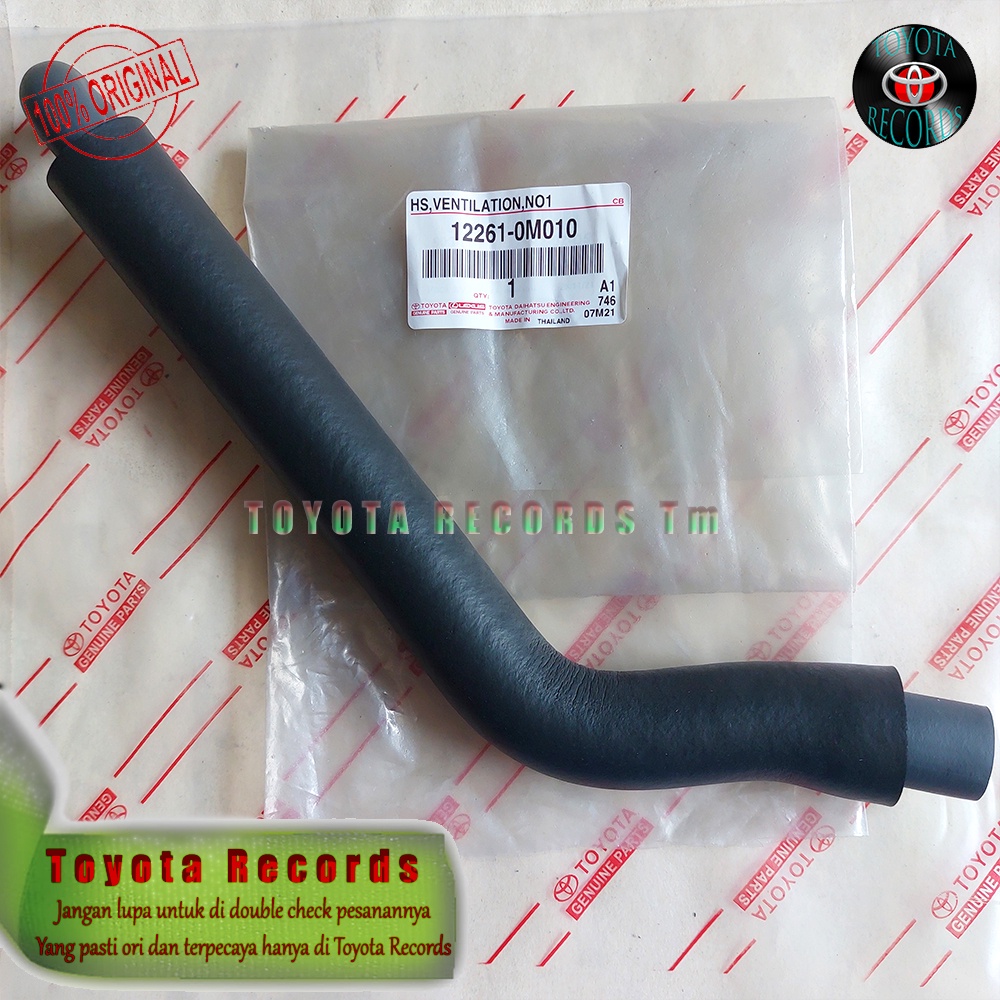 Jual Selang Ventilasi Vios Yaris 2002-2016 Original Toyota 12261-0M010 | Shopee Indonesia