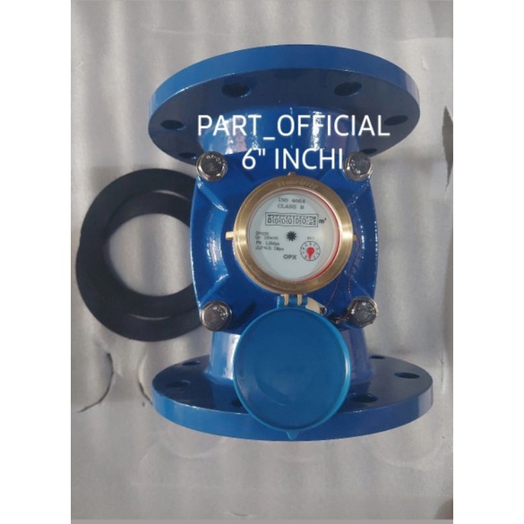 Jual WATER METER OPX FLANGE UKURAN 6 INCHI//METERAN AIR OPX 6" INCH ...