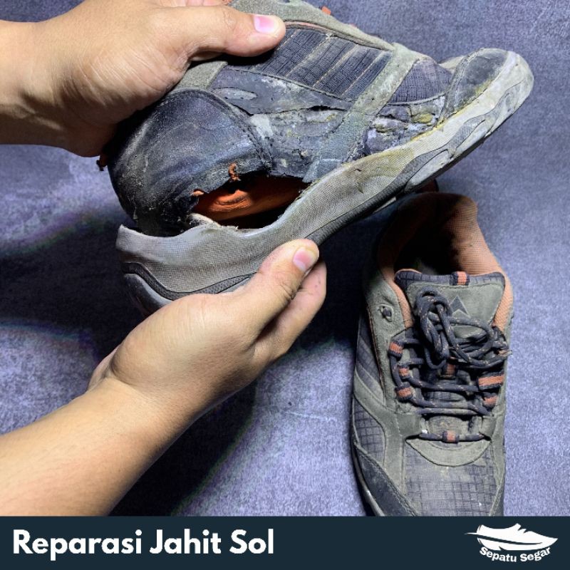 Jual Reparasi Jahit atau Tambal Bagian Sepatu (Free Deep Clean ...