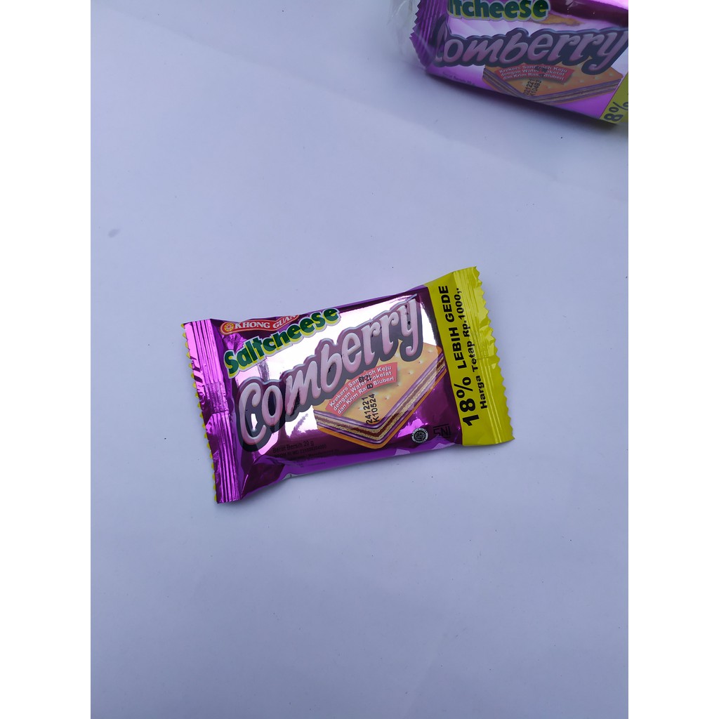 Jual KHONG GUAN Saltcheese Comberry 20gr x 10 sachet / KHONG GUAN ...