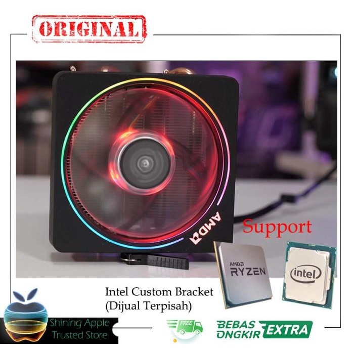Jual Heatsink Fan Cpu Amd Wraith Prism Rgb - For Amd/ Intel To Amd ...