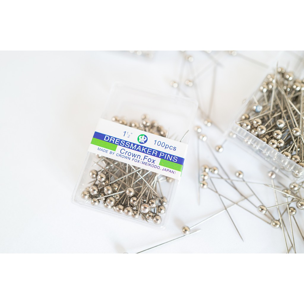 Jual Jarum Pentul Premium Anti Karat Stainless Kotak Mika 1.5 Inch ...