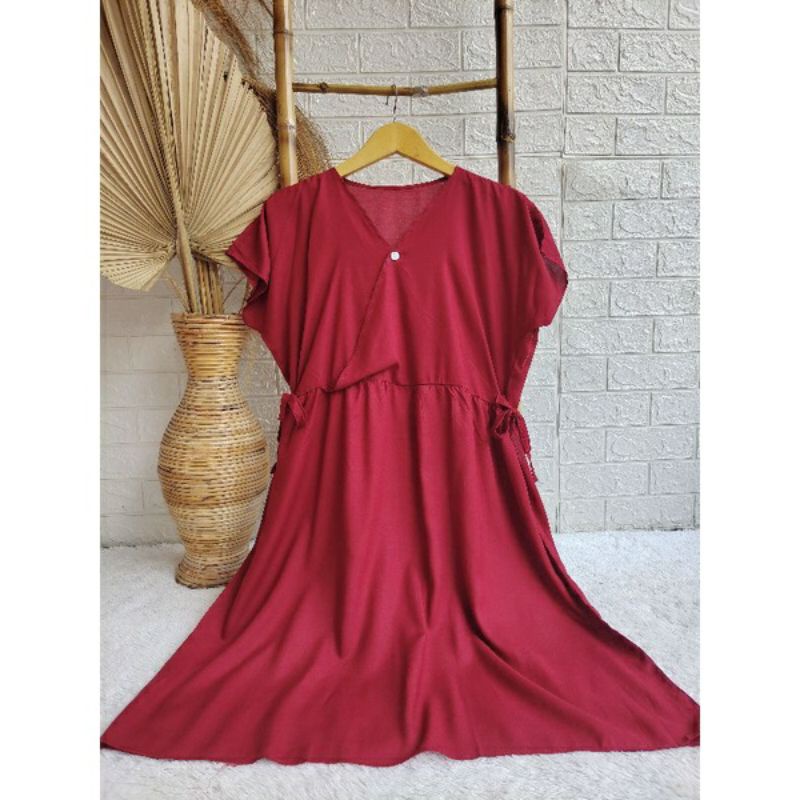 Jual DASTER KIMONO POLOS PENDEK BUSUI RAYON PREMIUM LD 120 CM | Shopee ...