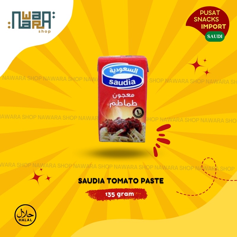 Jual SAUDIA PASTA TOMAT | SAUDIA TOMATO PASTE | Shopee Indonesia