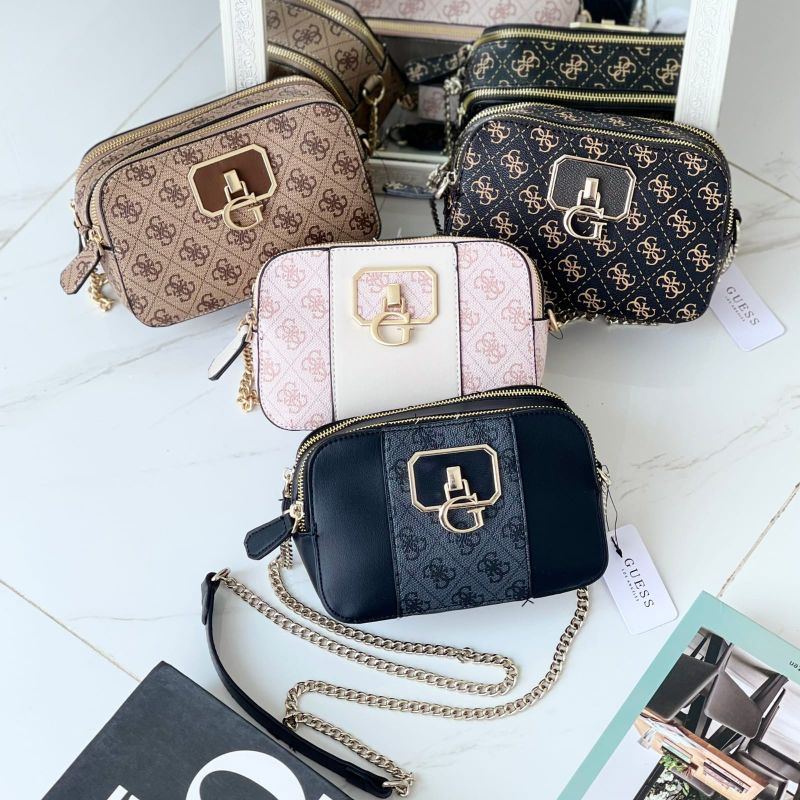 Jual Guess Noelle Alisa Camera Double Zip Crossbody Bag Original ...