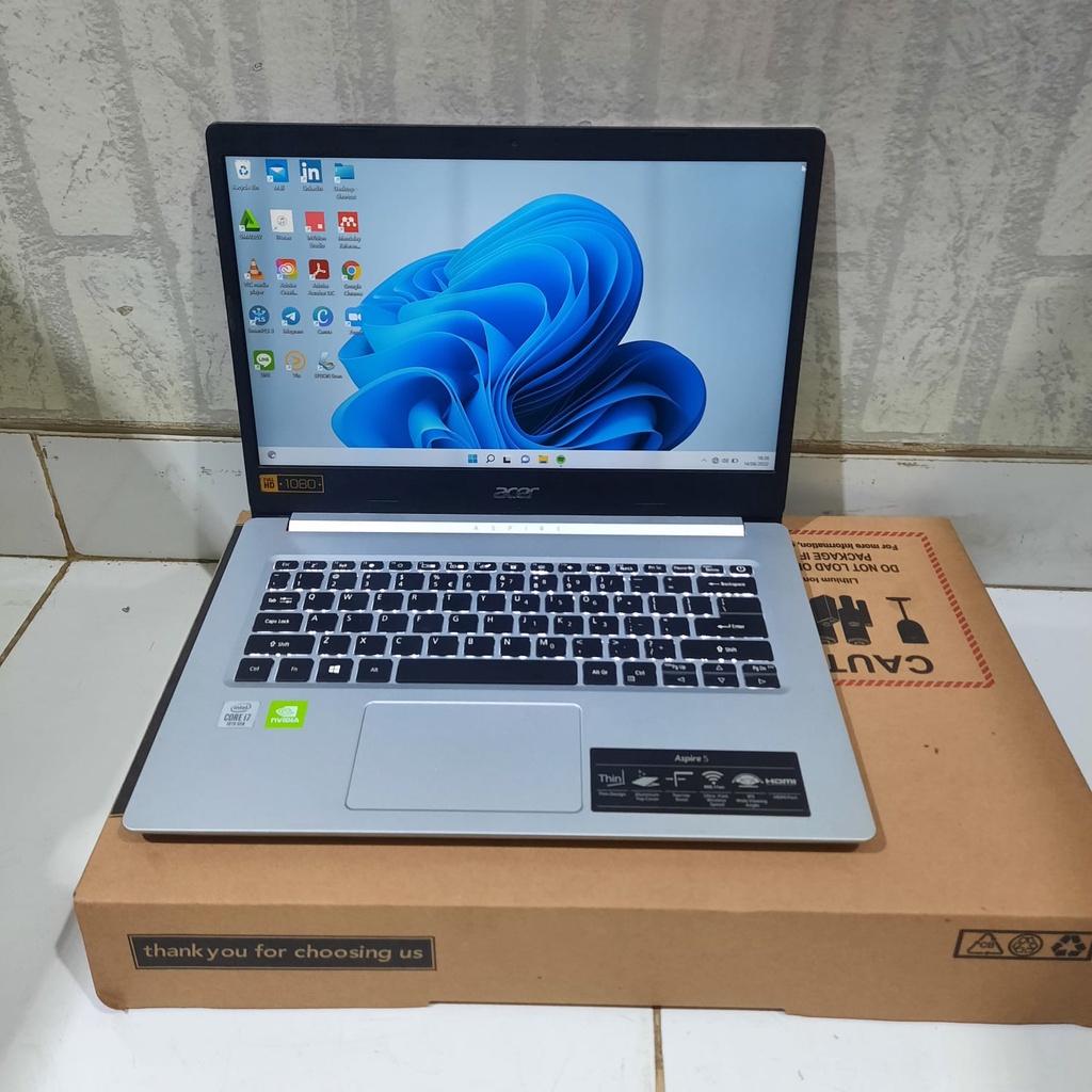 Jual Acer Aspire 5 A514-52G, Core i7-10510U, Gen 10Th, Ram 8/1Tb+256Gb Ssd, DualVga Nvidia ...