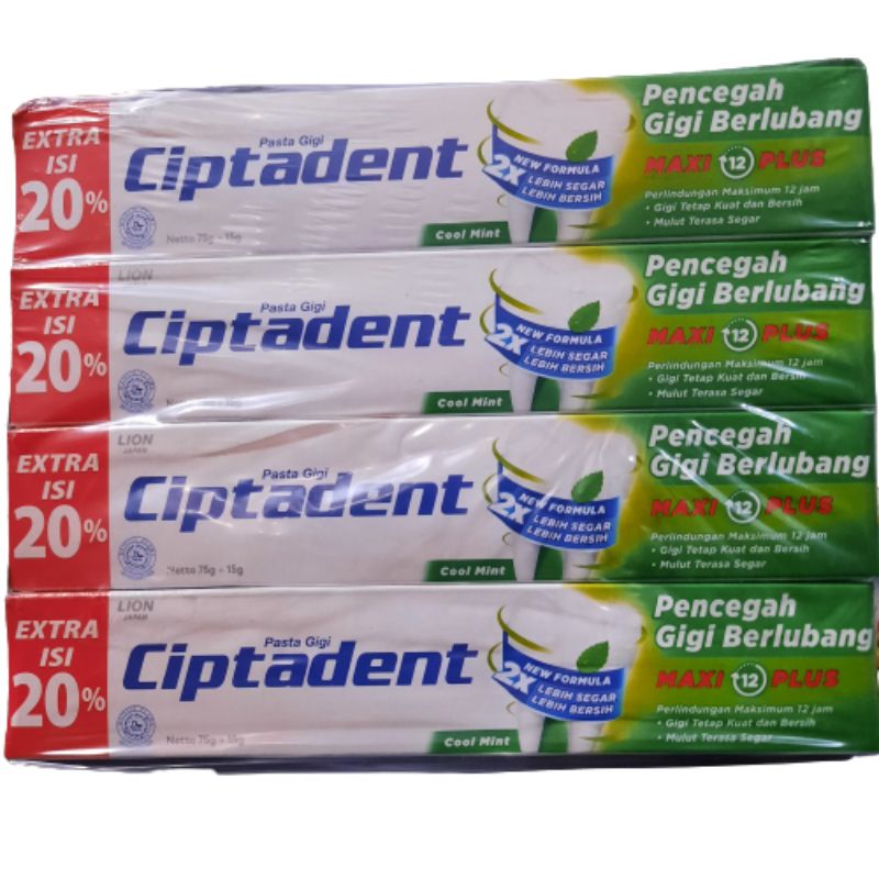 Jual CIPTADENT PASTA GIGI 75 GR KEMASAN EKONOMIS | Shopee Indonesia