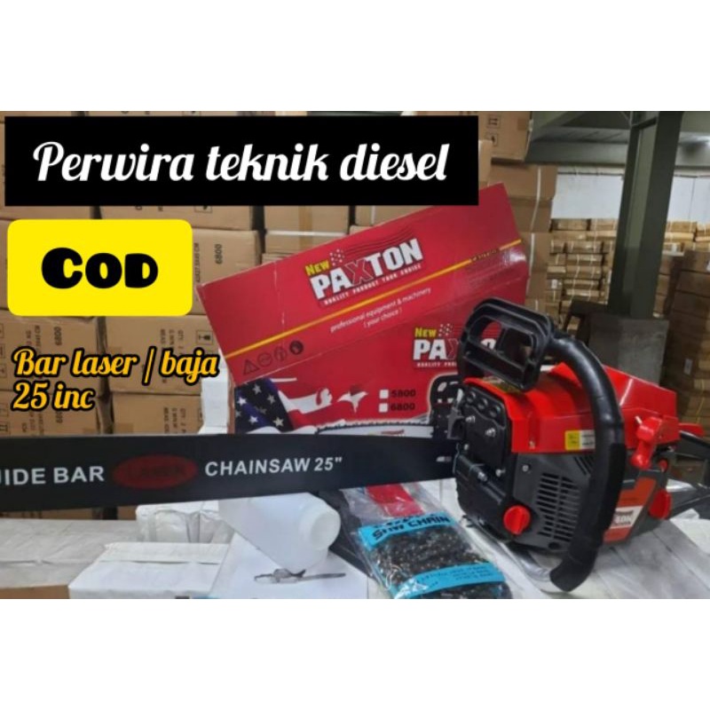 Jual gergaji mesin paxton bar baja 25 / mesin senso paxton bar baja 25 ...