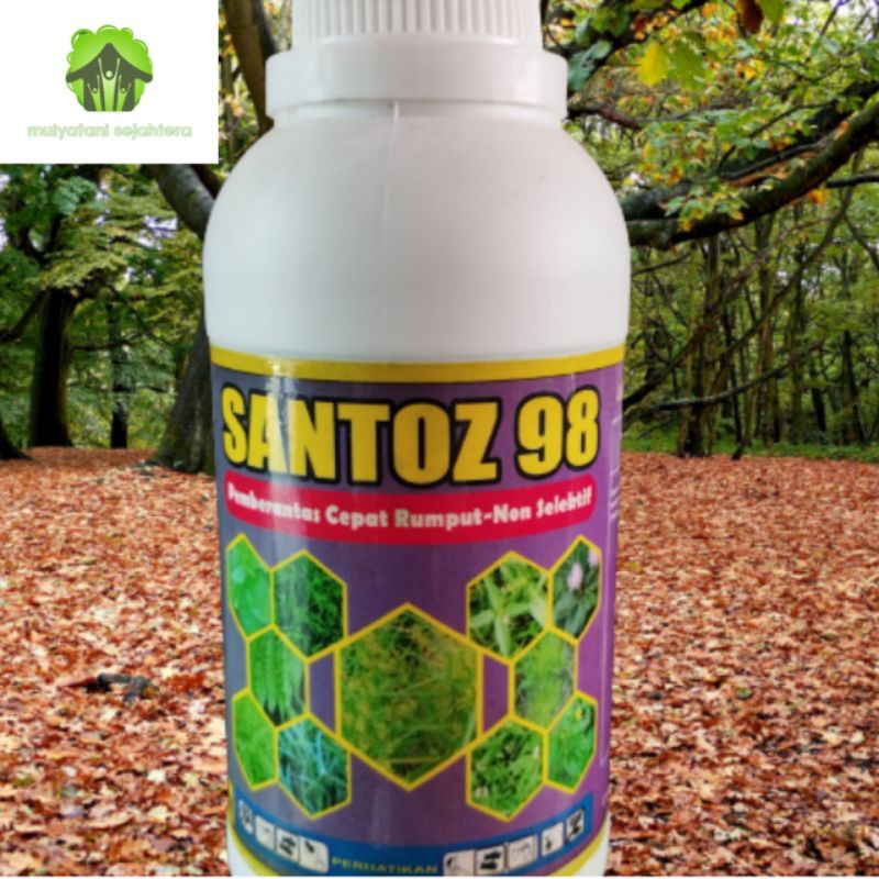 Jual herbisida non selektif SANTOZ 98 (paraquat dichloride, alachor 98 ...