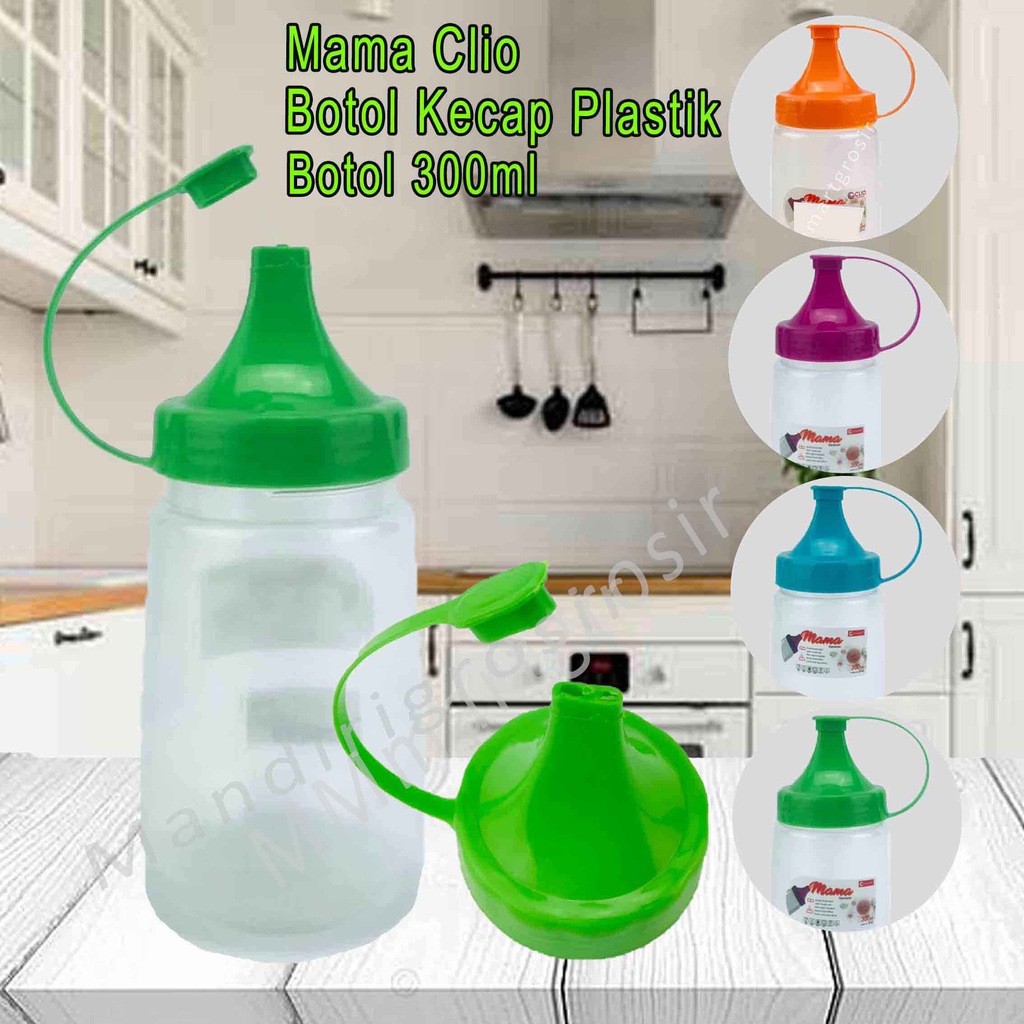 Jual Botol Kecap Plastik * Produk Mama Clio * Botol Kecap 300ml * Botol ...