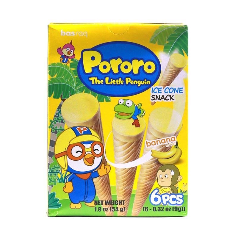 Jual Pororo Ice Cone Snack Banana 54 g | Shopee Indonesia
