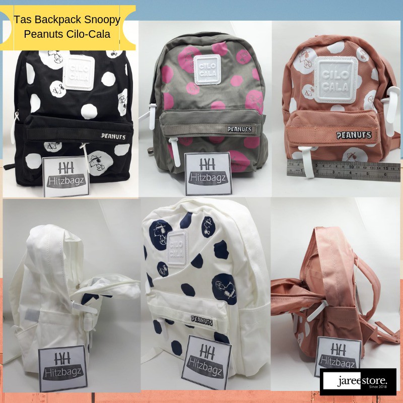Jual Tas Backpack Import Peanuts Snoopy Cilo Cala Kualitas Premium ...