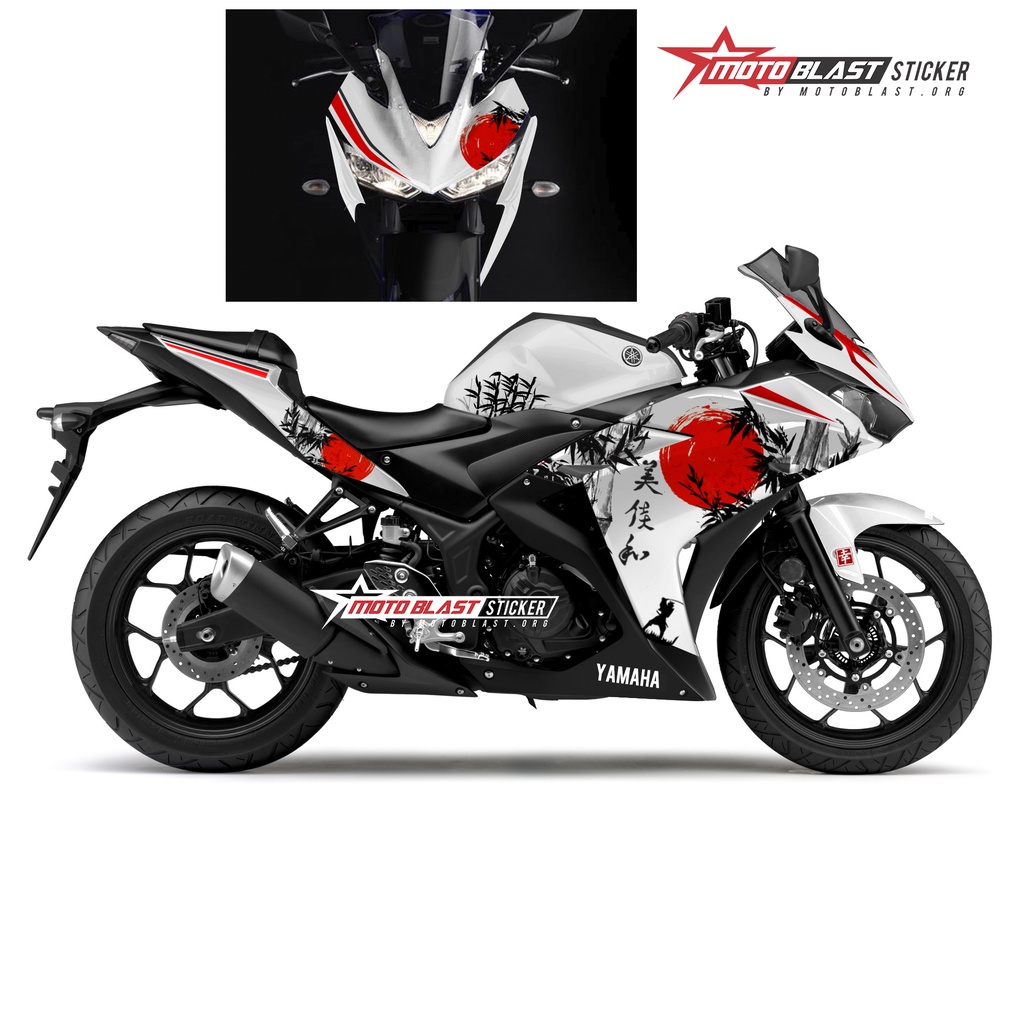 Jual Decal stiker Yamaha R25 Bamboo Japan fullbody motoblast | Shopee ...
