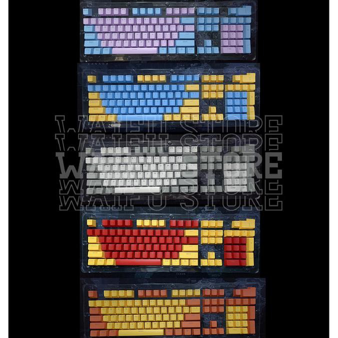 Jual Keycaps Set Mix Color Backlit LED Keyboard Mechanical ABS ...