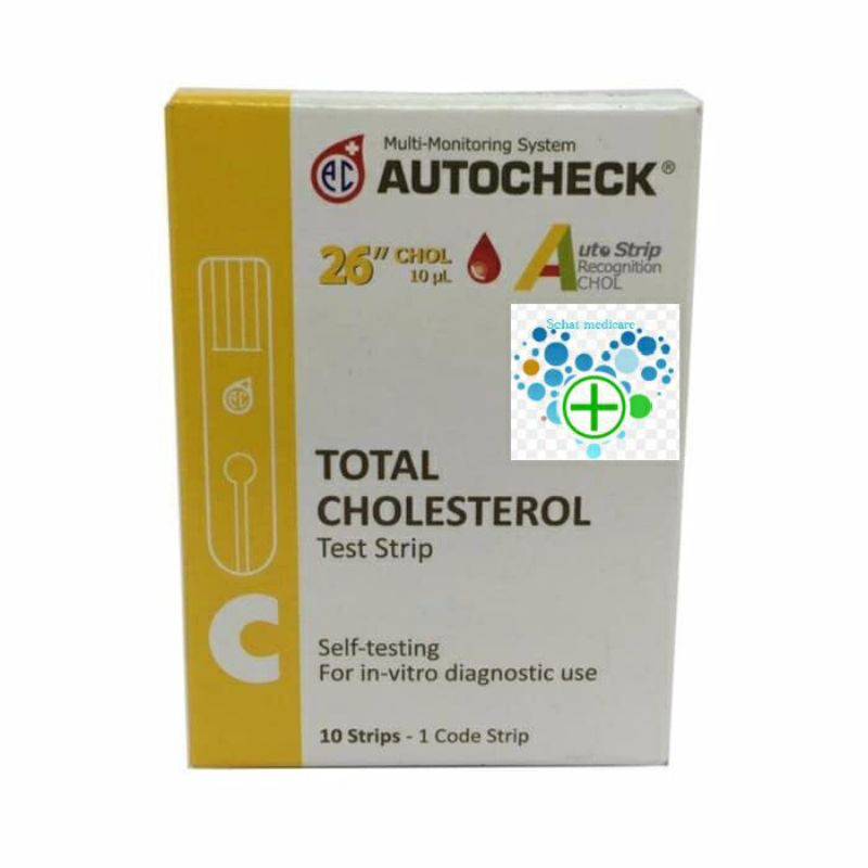 Jual Autocheck Cholesterol Strip isi 10 | Shopee Indonesia