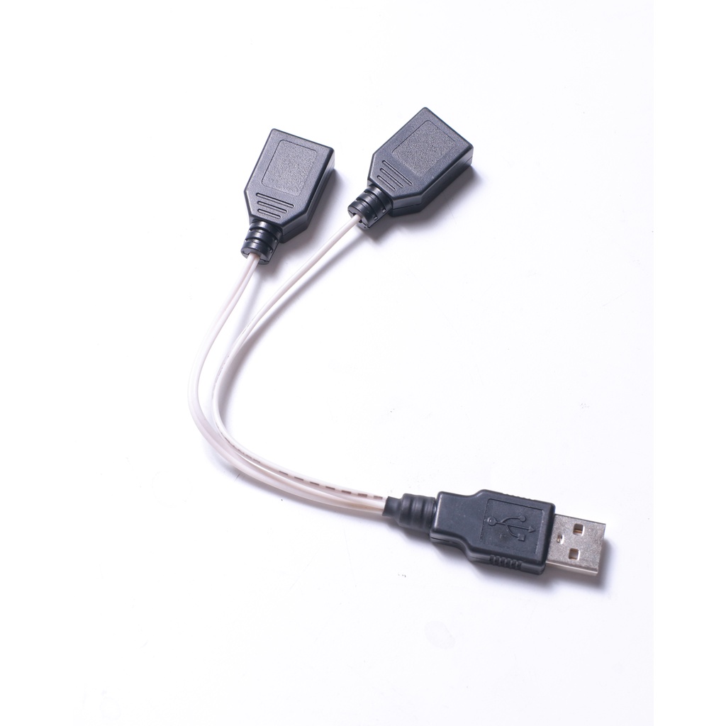 Jual kabel usb cabang male to 2 female | Shopee Indonesia