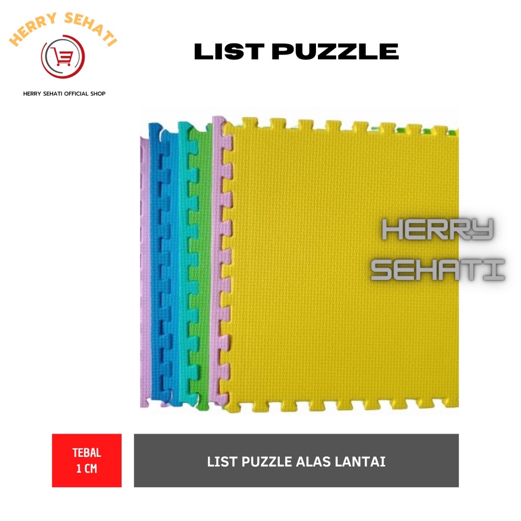 Jual LIST PINGGIRAN PUZZLE ALAS LANTAI PENUTUP GERIGI PUZZLE TEBAL 1CM ...